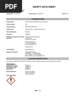 MSDS - CLR® Calcium, Lime & Rust Remover | PDF | Household Chemicals | Chemical Substances
