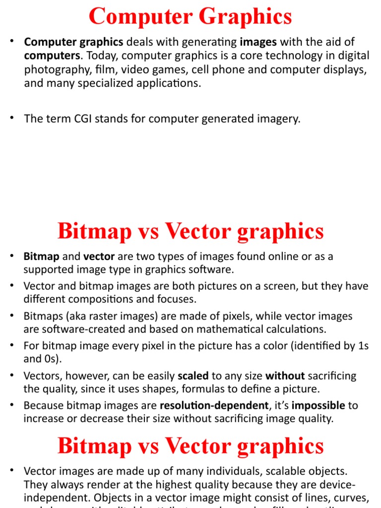 Graphics and Digital Photo-Editing | PDF | Computer Graphics | Data Compression