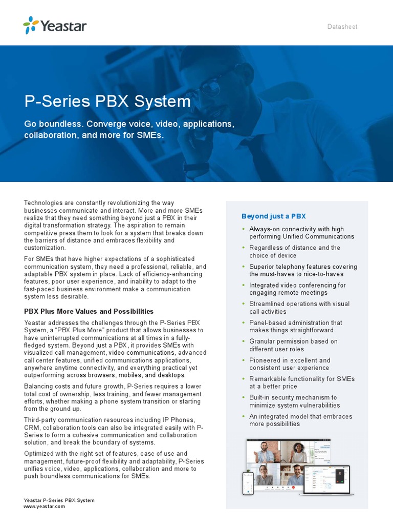 P-Series PBX System | PDF | Call Centre | Voicemail