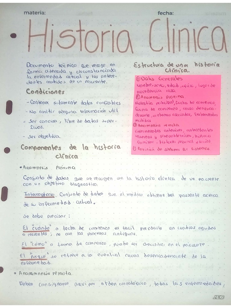 Resumen de Historia Clínica | PDF