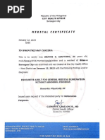 Medical Certificate | PDF | Social Security | Government Programs