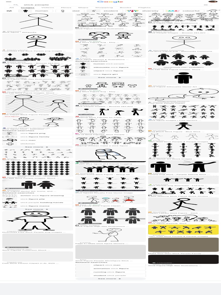 Stick People: Images | PDF | Imaging | Mass Media