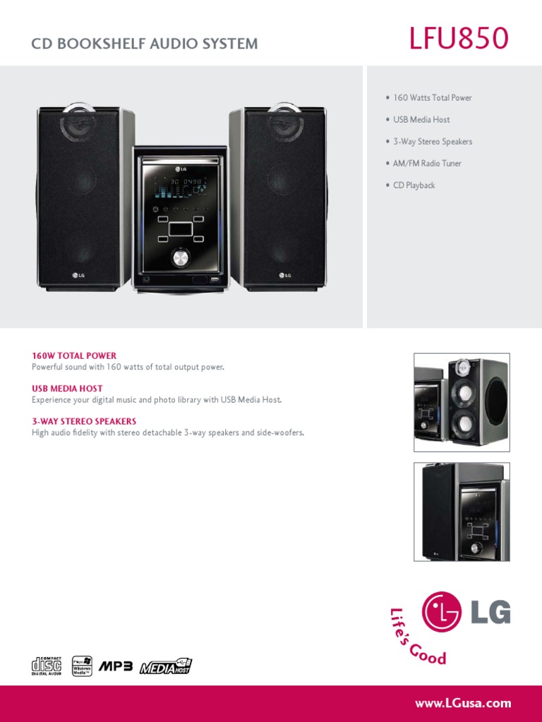 LG_Electronics-47785214-h_lfu850 | PDF | Digital Audio | Loudspeaker