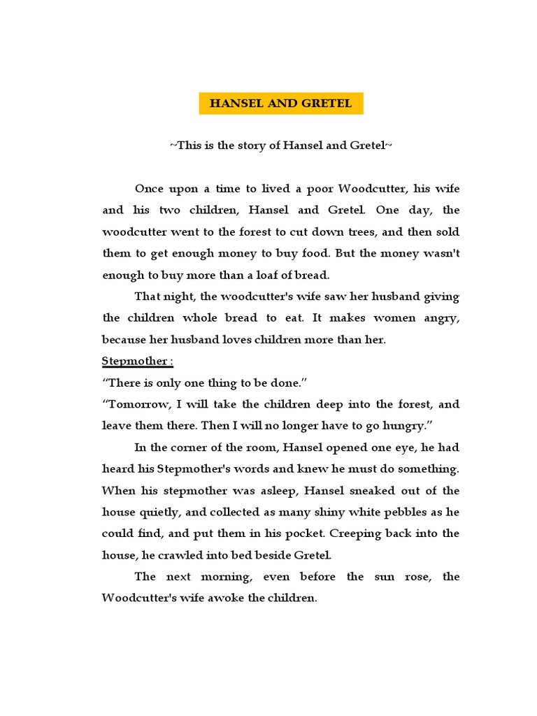 Hansel and Gretel | PDF | Hansel And Gretel (Opera) | Hansel And Gretel