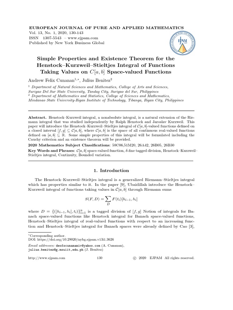 Eyup, 11-3626 | PDF | Integral | Mathematical Analysis