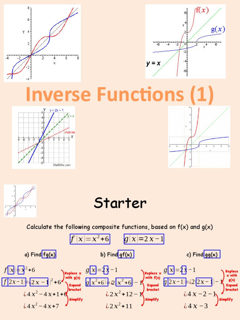 Functions 3 Inverse Functions | PDF | Function (Mathematics) | Computer Programming