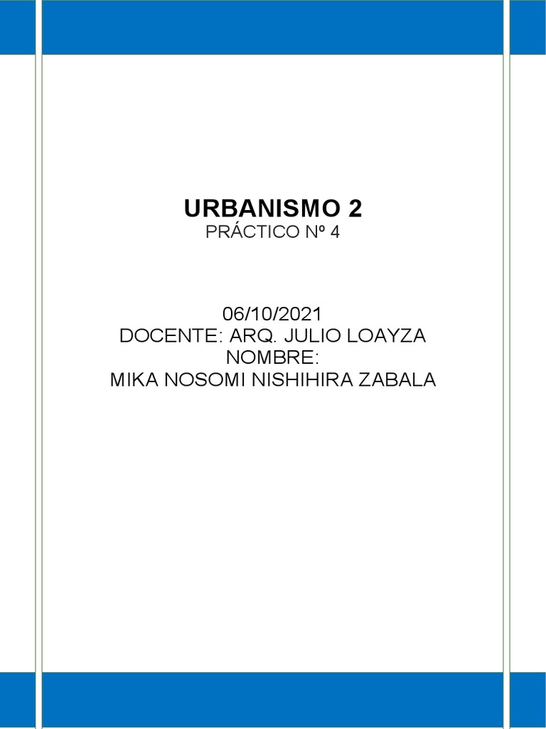 TP4 La Ley de Indias Urb 2 2S2021 | PDF