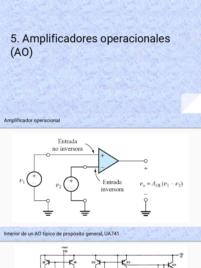 Amplificadores Operacionales | PDF | Amplificador operacional ...