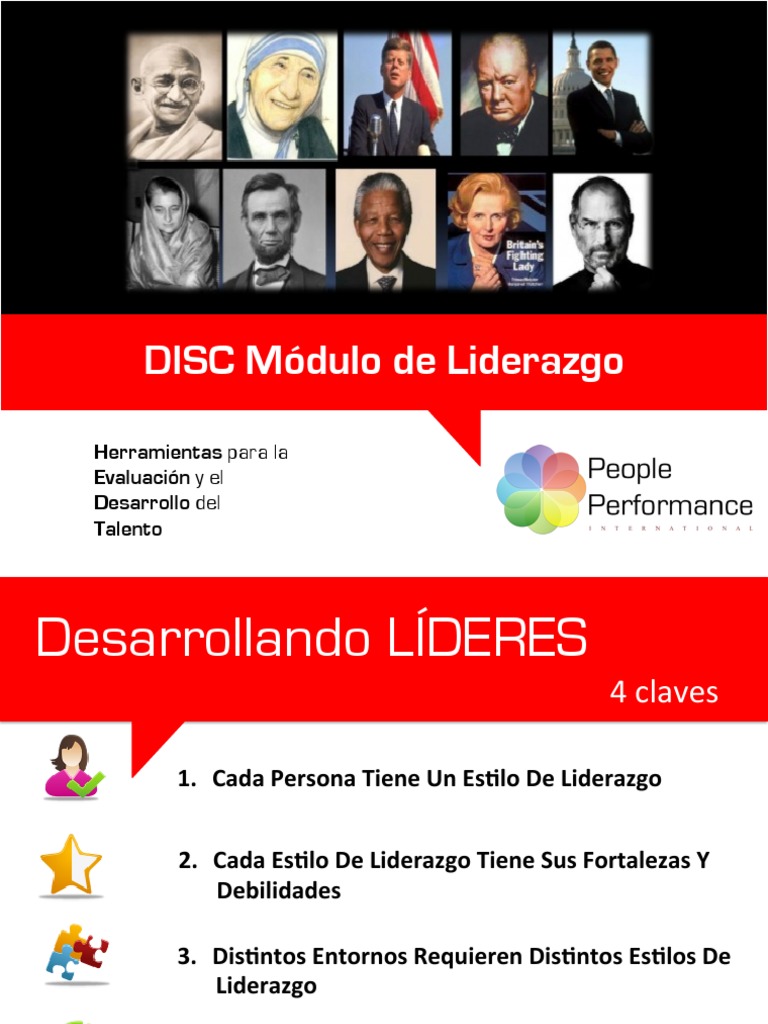 DISC Empresarial Modulo Liderazgo MKT | PDF | Liderazgo | Ciencia cognitiva