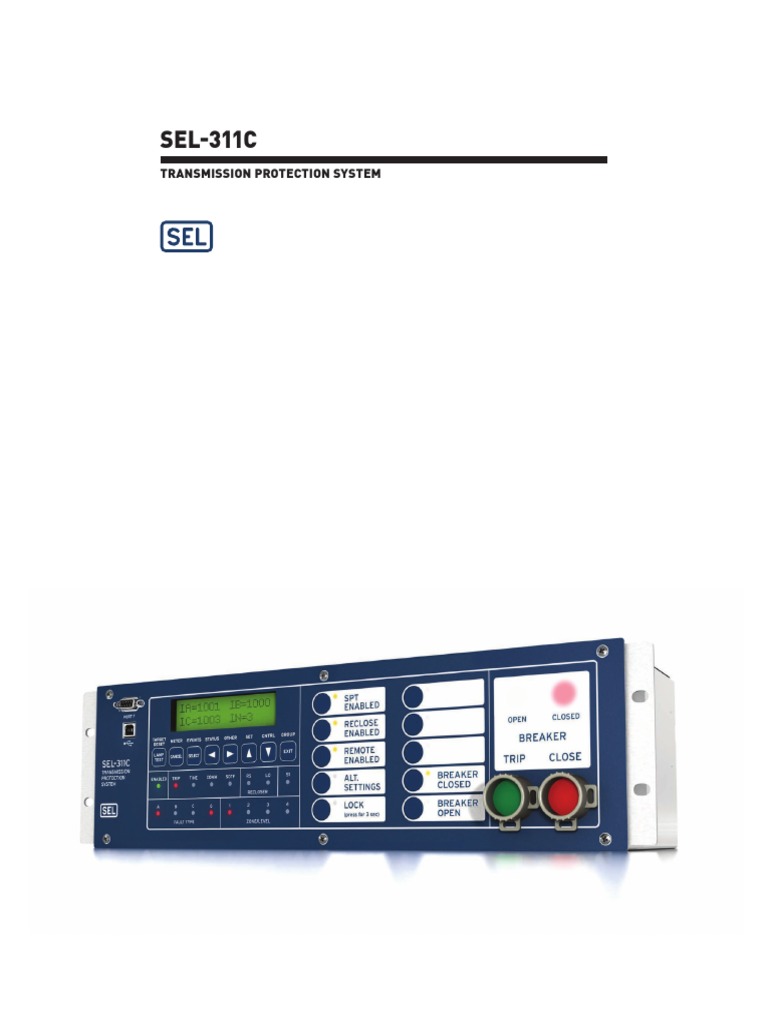 SEL-311C: Transmission Protection System | PDF | Relay | Computer Network