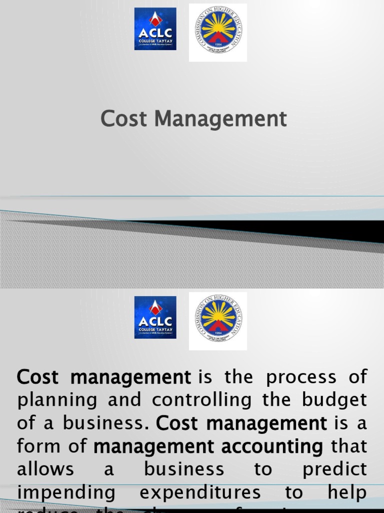 Cost Management Week 1 | PDF | Cost | Cost Accounting