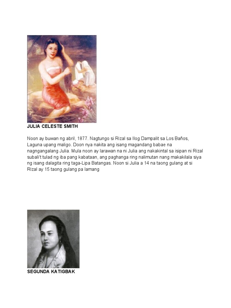 Mga Naging Kasintahan Ni Rizal 2 | PDF