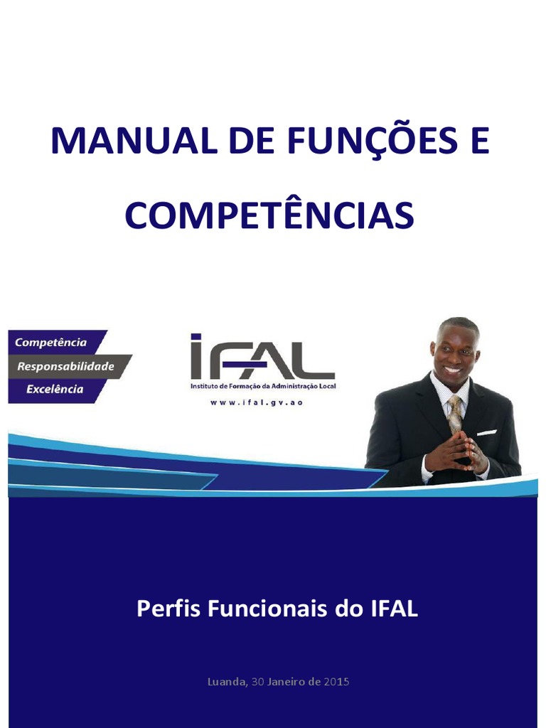 Manual Funções Competências IFAL (Completo) | PDF | Business