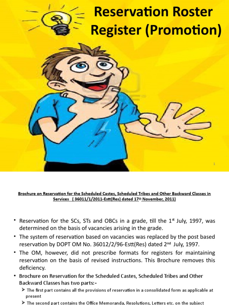 Reservation Register | PDF | Social Inequality | Discrimination & Race ...
