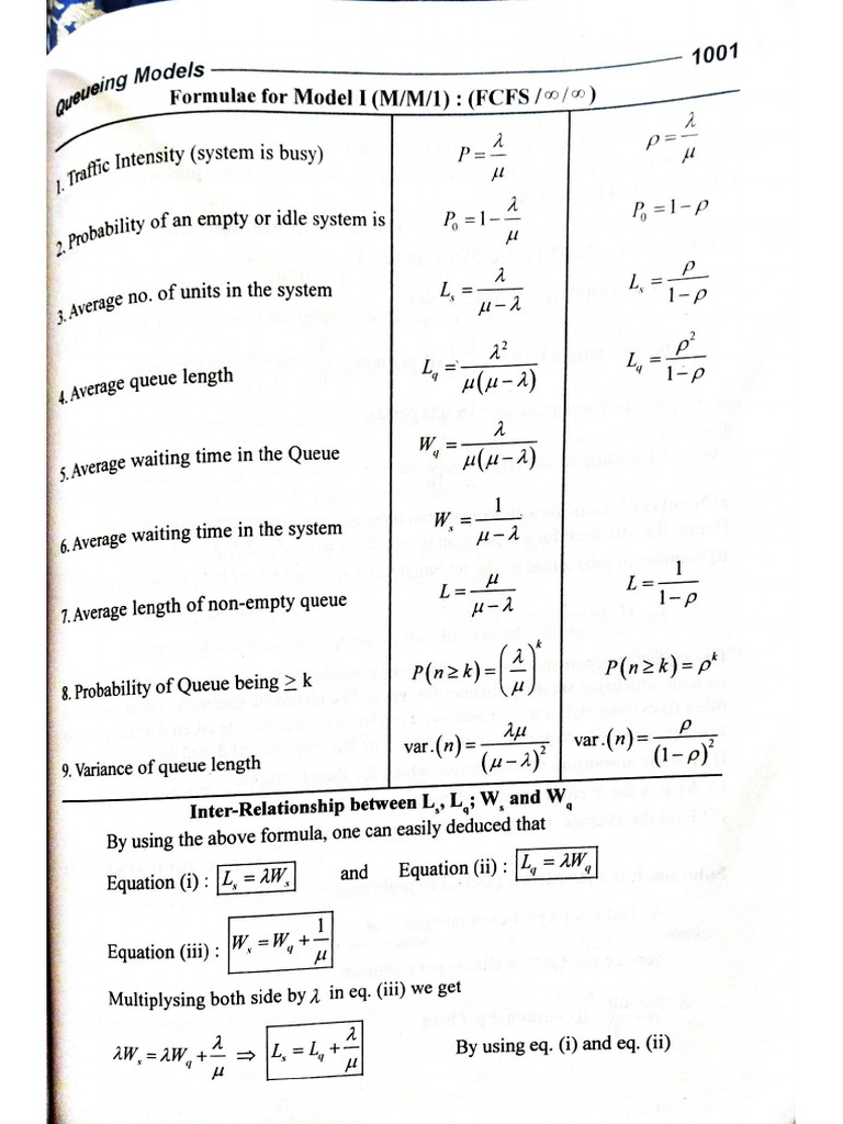 Queueing Models Pdf