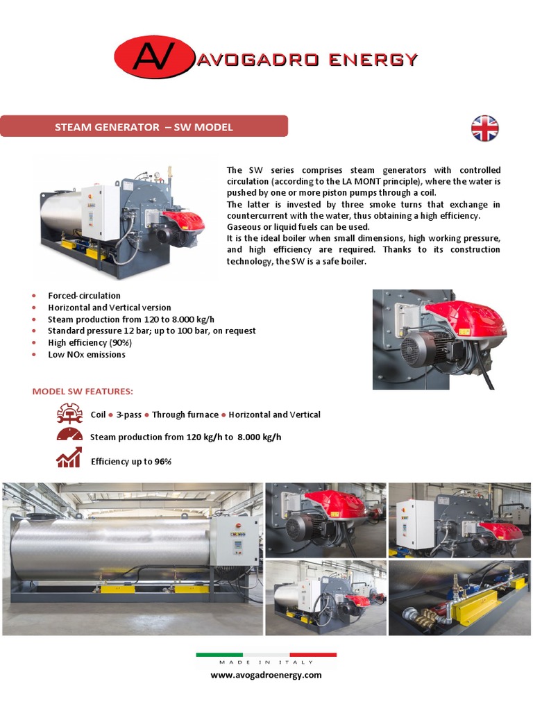 Steam Generator - Steam Boiler | PDF