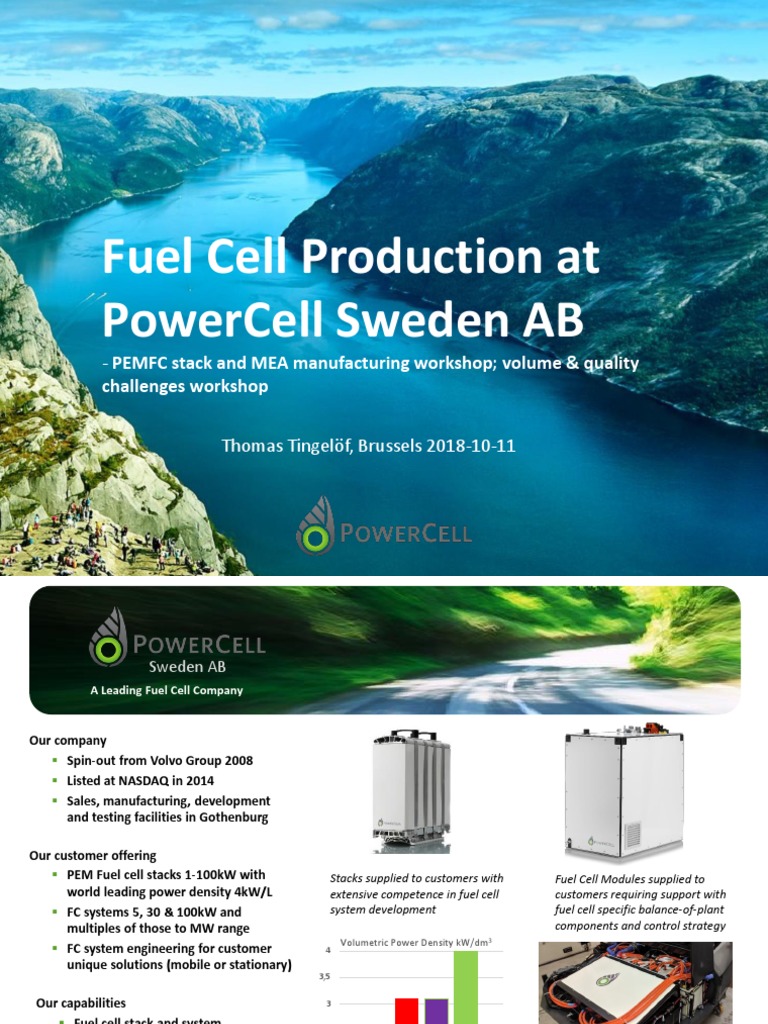 PEMFC Stack and MEA Manufacturing Workshop Volume & Quality Challenges ...