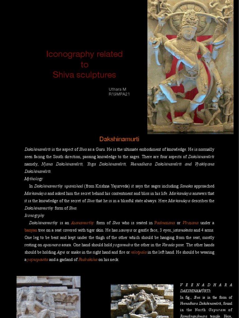 Siva Iconography | PDF | Shiva | Hindu Tantra