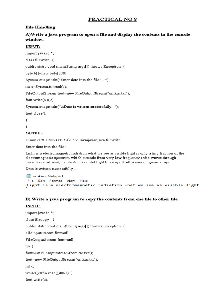 Practical No 8 | PDF Practical No 8 | PDF