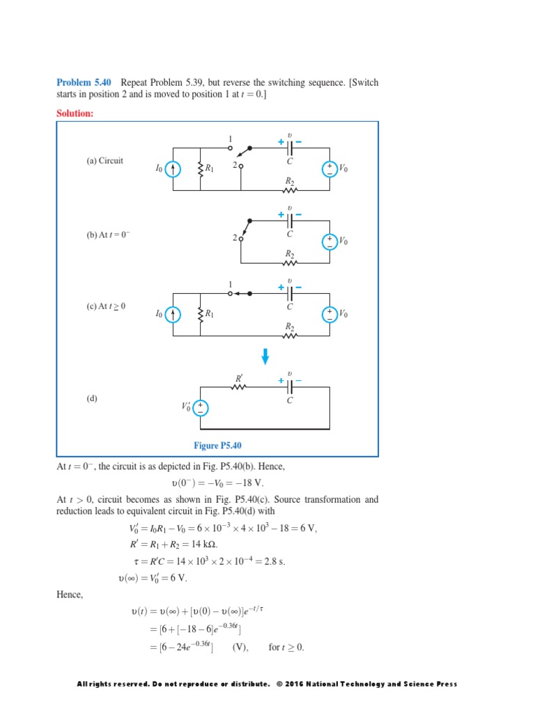 Solution:: Problem 5.40 | PDF