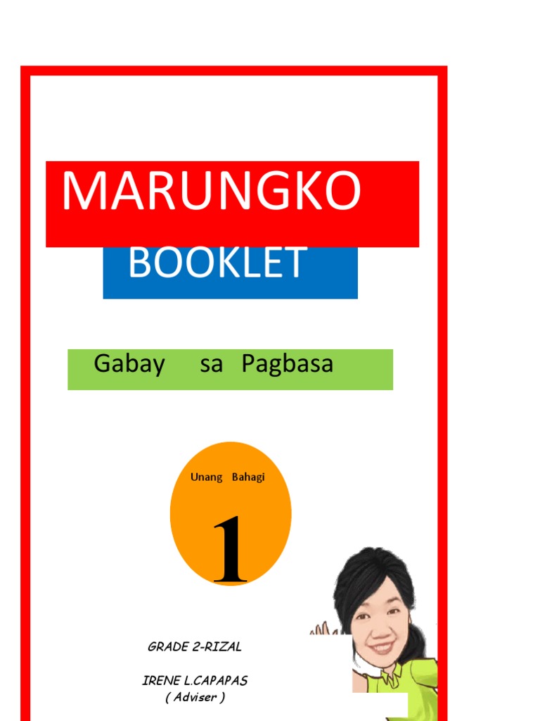 Marungko Booklet 1 | PDF Marungko Booklet 1 | PDF