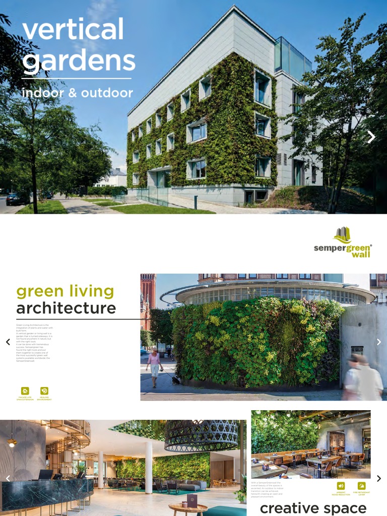 SemperGreenwall: Innovative Vertical Gardens | PDF | Natural Environment | Nature