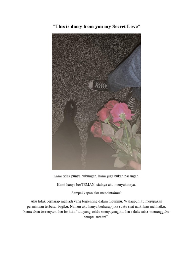 This Is Diary From You My Secret Love | PDF | Pengembangan Diri | Fiksi Misteri, Thriller ...