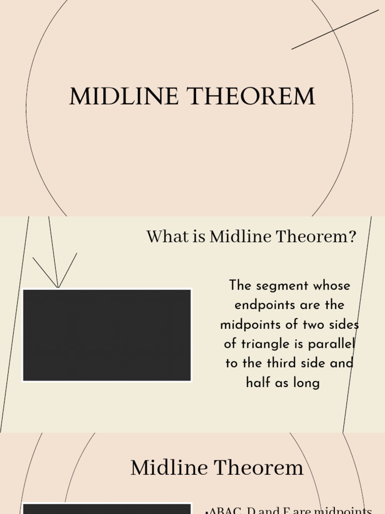 Midline Theorem | PDF