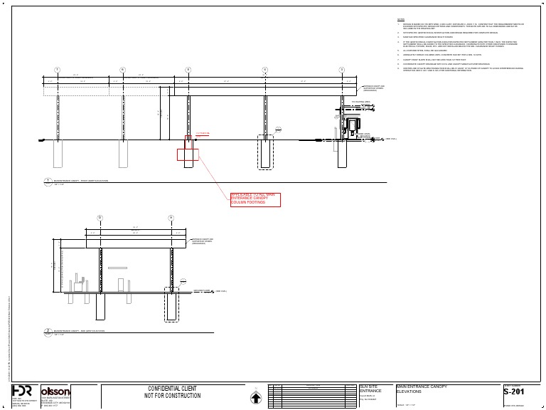 Confidential Client Not For Construction: Applicable To All Main ...