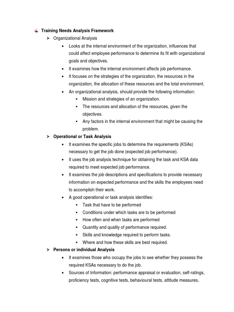 A Comprehensive Framework for Identifying Organizational, Operational ...
