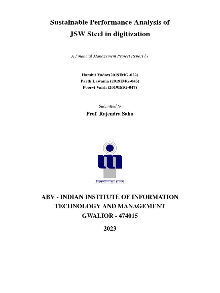 SME JSW Steels | PDF | Business | Technology & Engineering