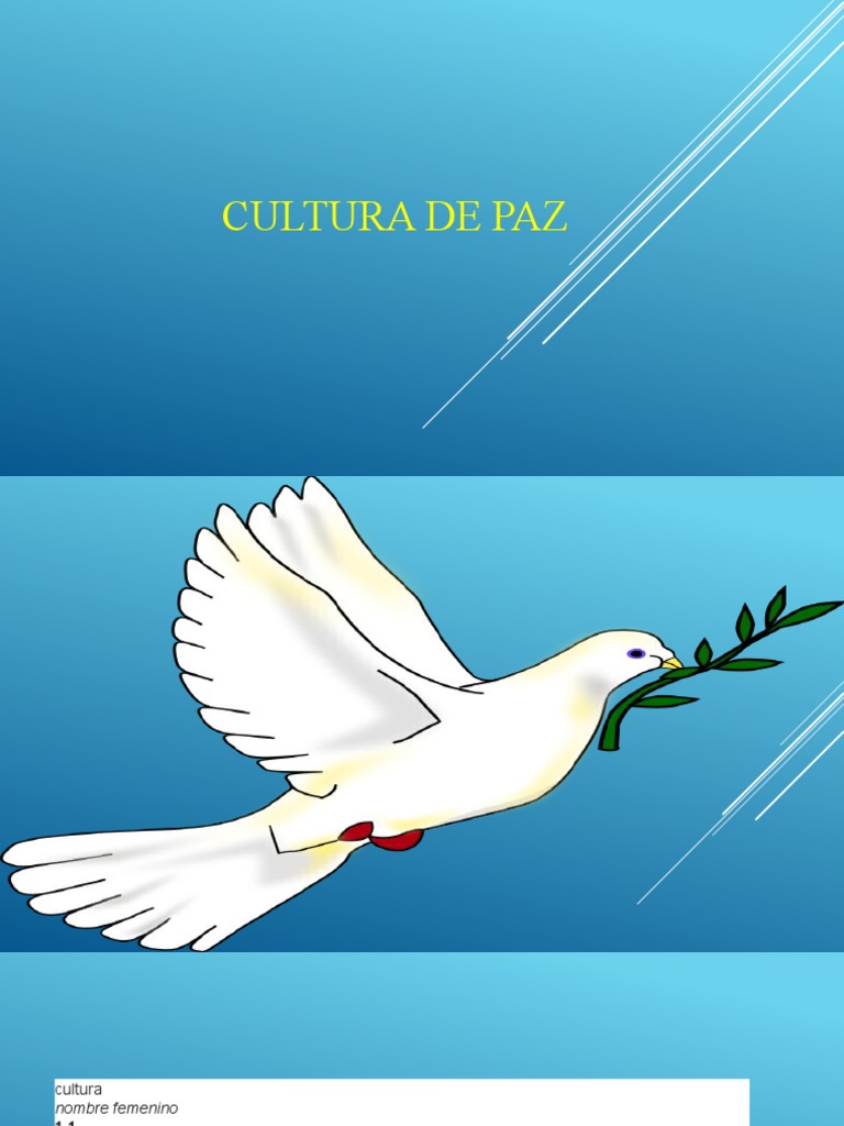 Comprendiendo la cultura de paz: paz positiva, paz negativa y los ...