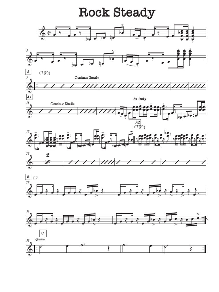 Rock Steady (G) | PDF