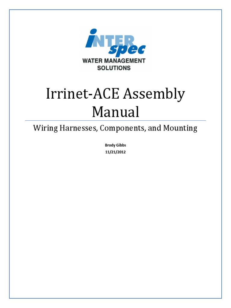 Irrinet ACE | Download Free PDF | Electrical Connector | Components