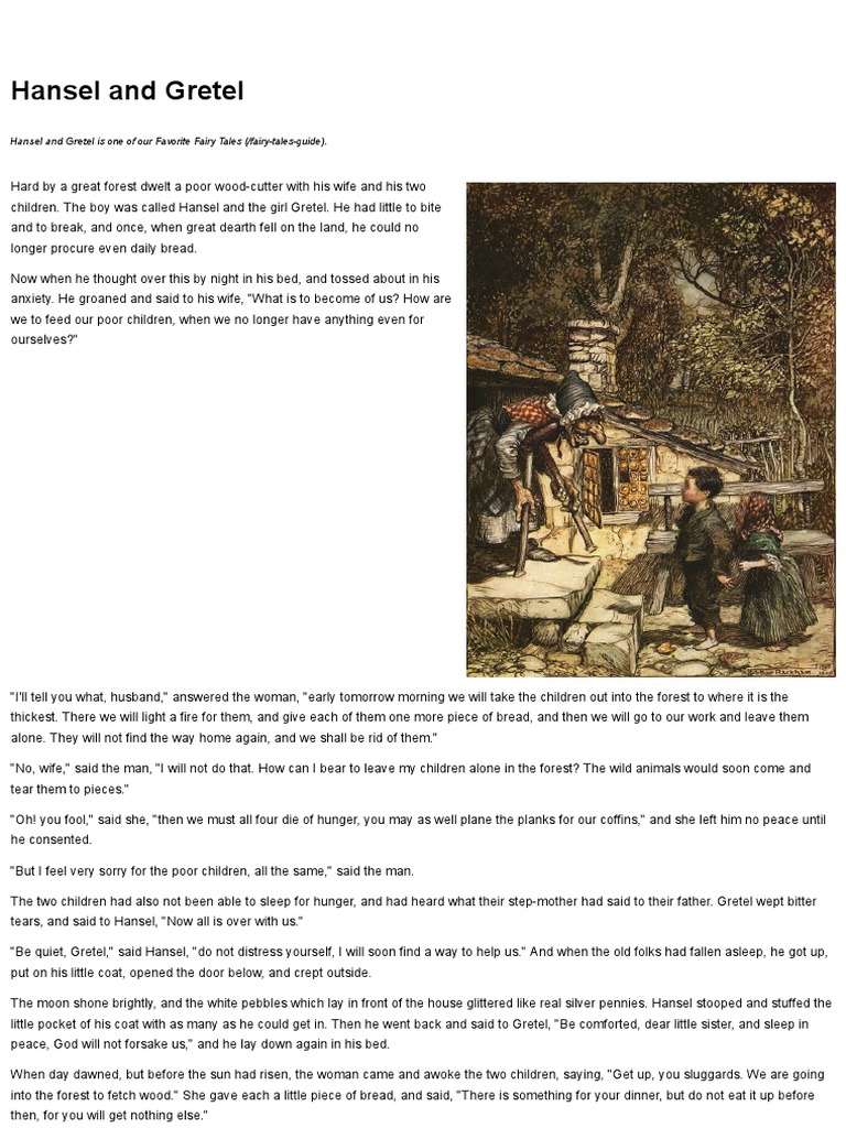 Hansel and Gretel | PDF | Hansel And Gretel (Opera) | Hansel And Gretel