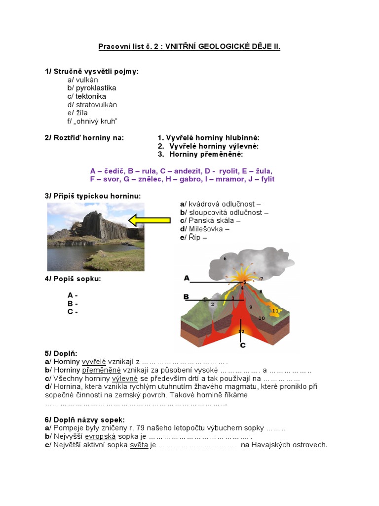 Vnitrni Geologicke Deje II. | PDF
