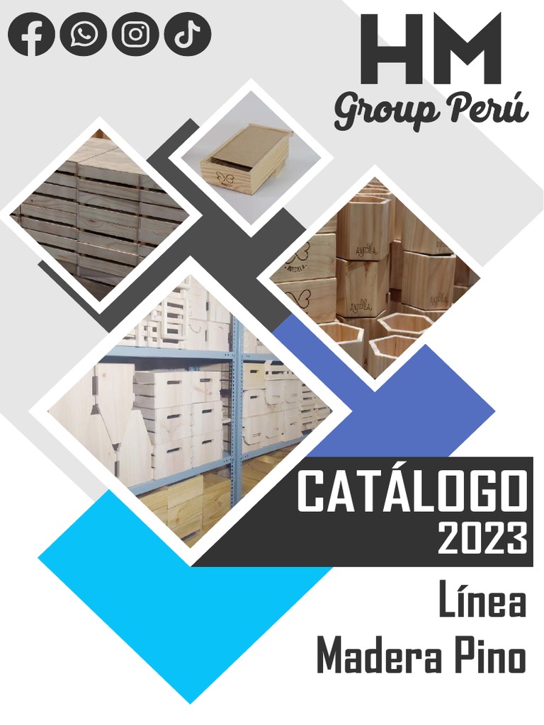 Catálogo 2023 de Productos de Madera HM | PDF