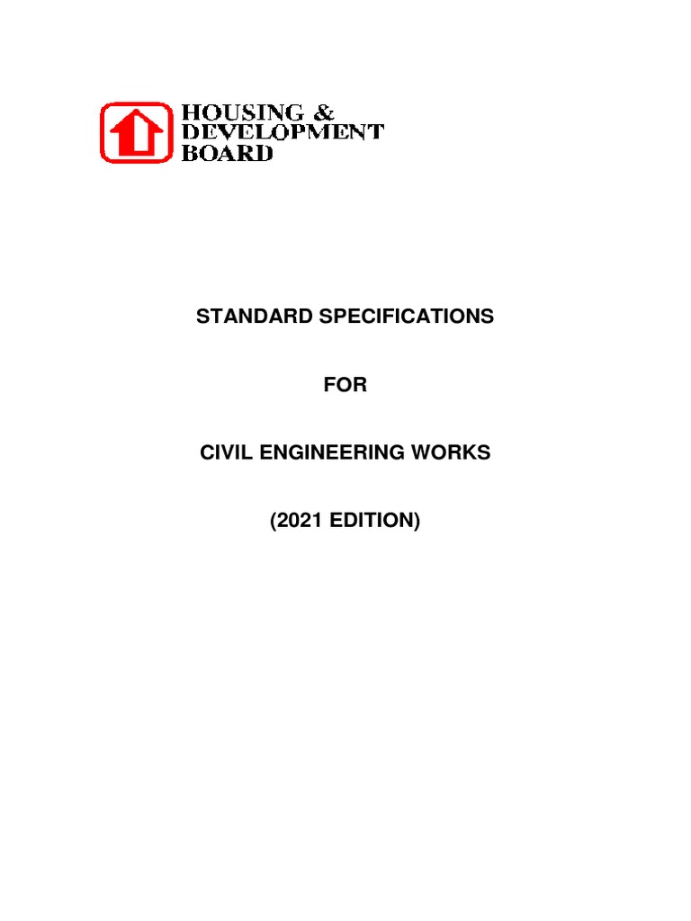06B STD Specifications CE 2021 | PDF | Employment | Specification (Technical Standard)