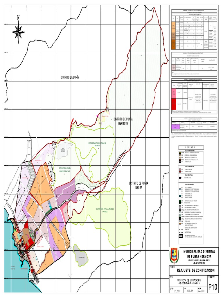 Distrito de Lurín | PDF | Zonificación