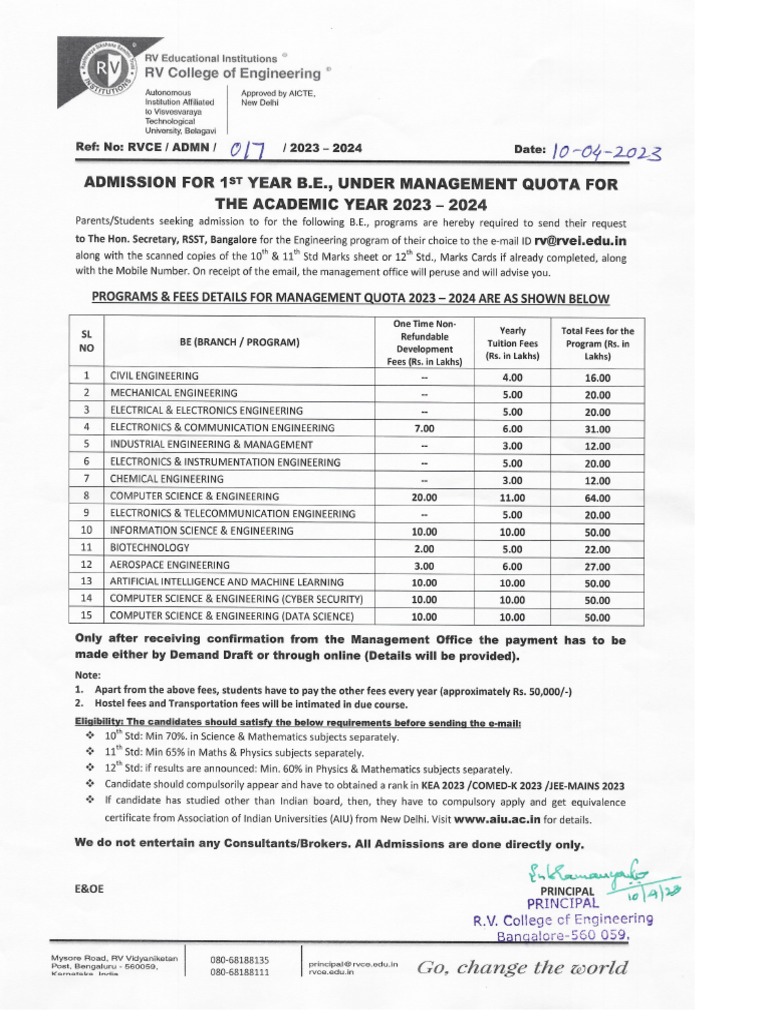Admission Fee | PDF