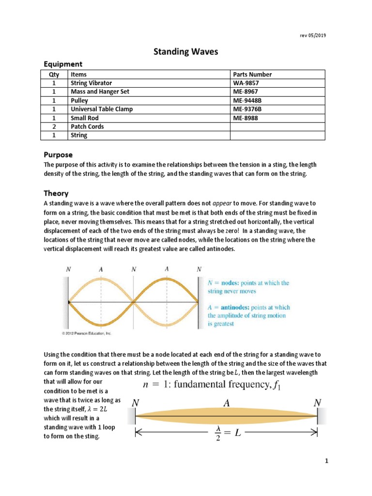 Standing Waves | Download Free PDF | Waves | Harmonic