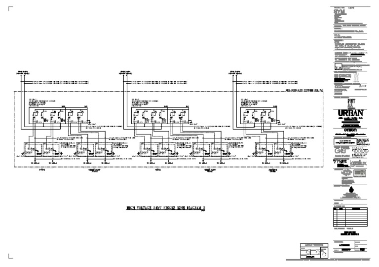 A.e.00.2.002 High Voltage Single Line Diagram 2 | PDF