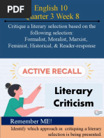 Q3 - Module 6 (Moralist Approach) | PDF | Literary Criticism ...