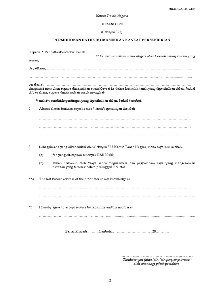 Form 19B (22.9.2017) | PDF