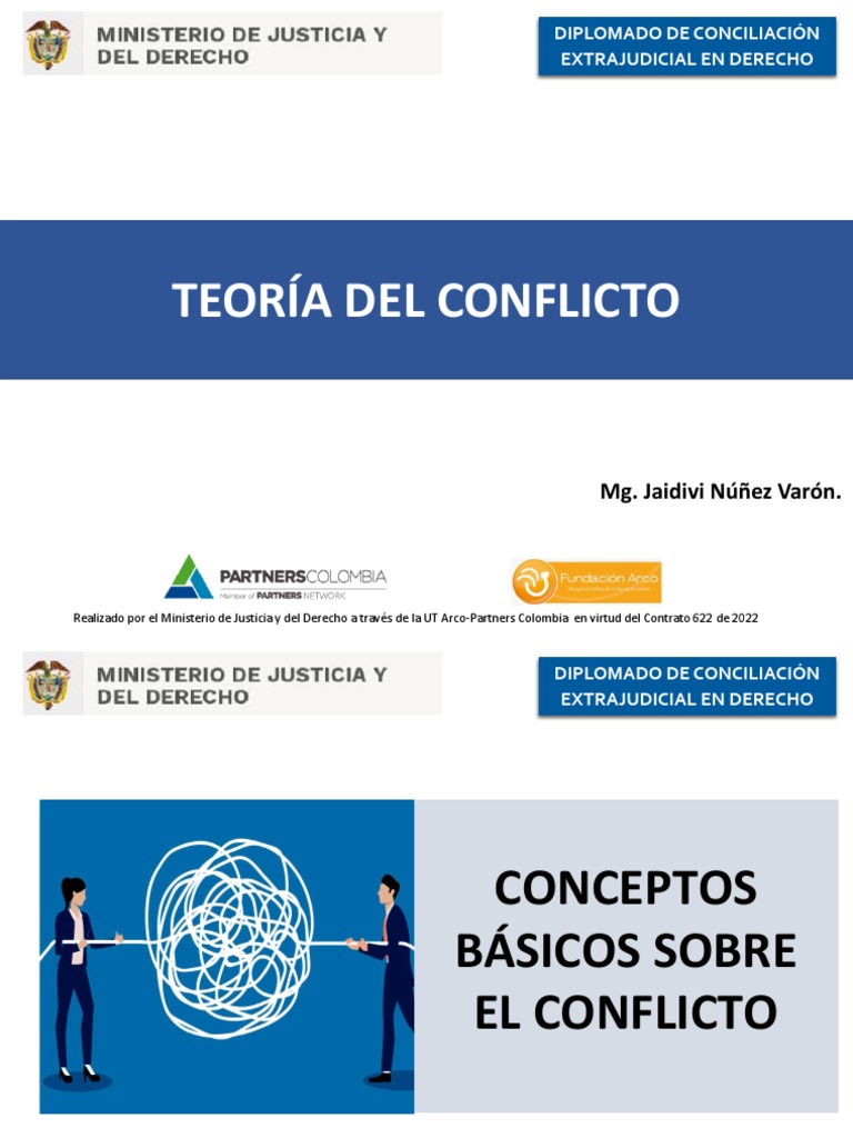 Teoría Del Conflicto - Diplomado Conciliación en Derecho MJD - Jaidivi Núñez | Descargar gratis ...