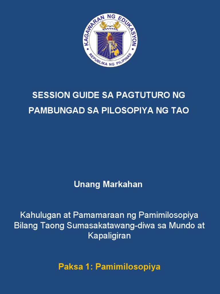 Pilisopiya Powerpoint NG Quarter - 1 - 4-5-17final | PDF