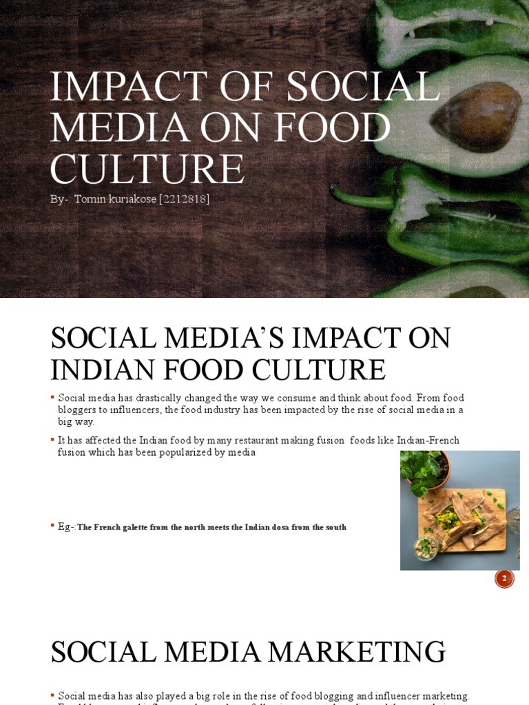 Impact of Social Media On Food Culture | PDF | Social Media | Popular ...