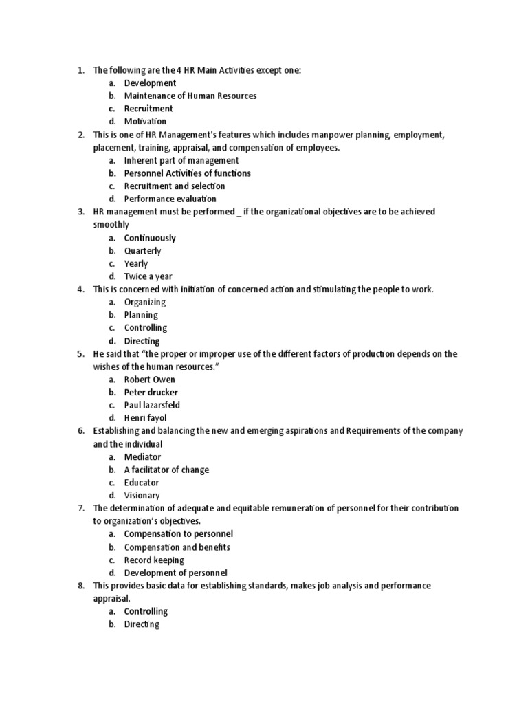 CHRA Reviewer | Download Free PDF | Cost Of Living | Human Resources