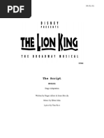 The Lion King Script | PDF