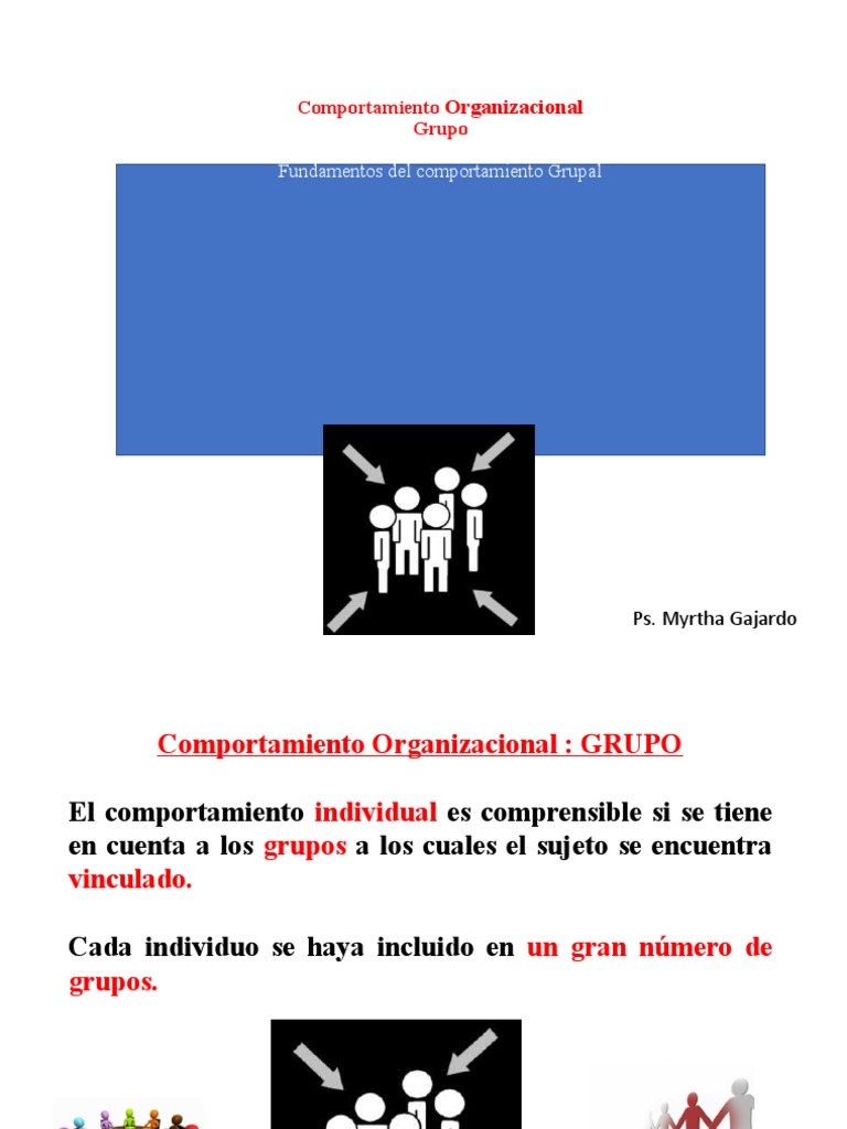 Fundamentos del Comportamiento Grupal | PDF | Comportamiento | Comportamiento organizacional